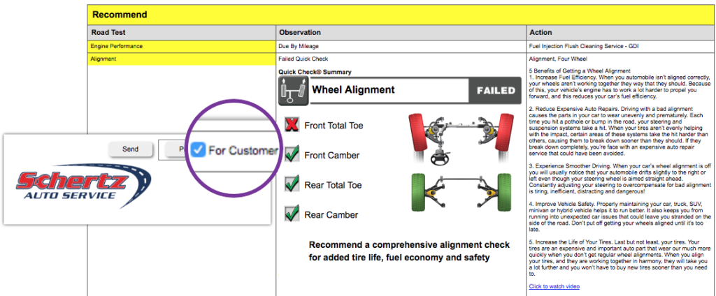 Hunter Quick Check and WinAlign Integration | AutoVitals