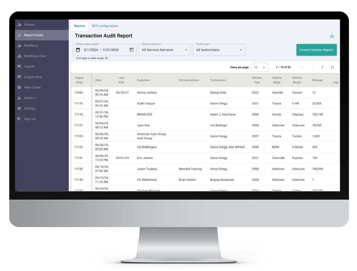 AutoVitals Releases New Business Control Panel Reports