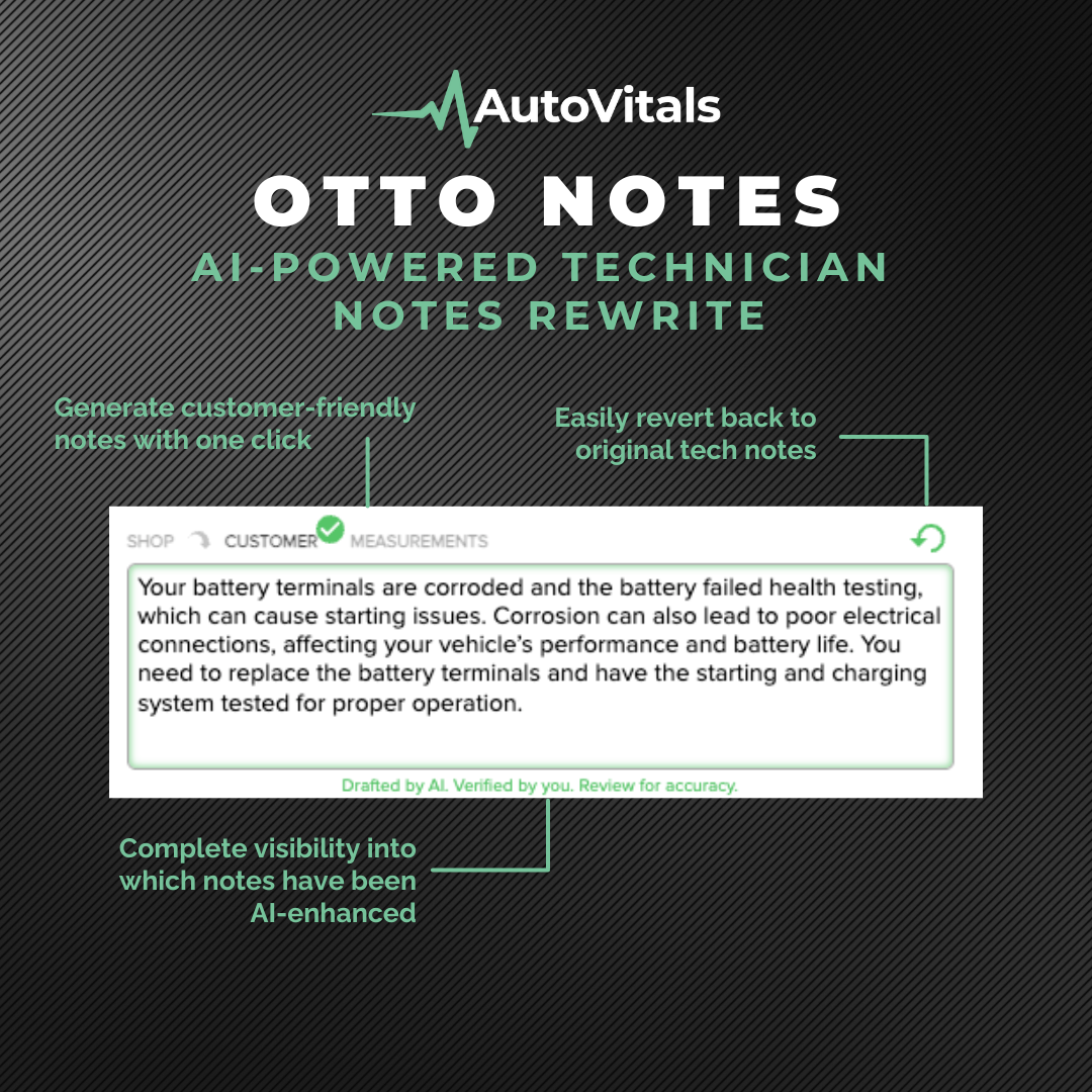 AutoVitals Launches Otto Notes